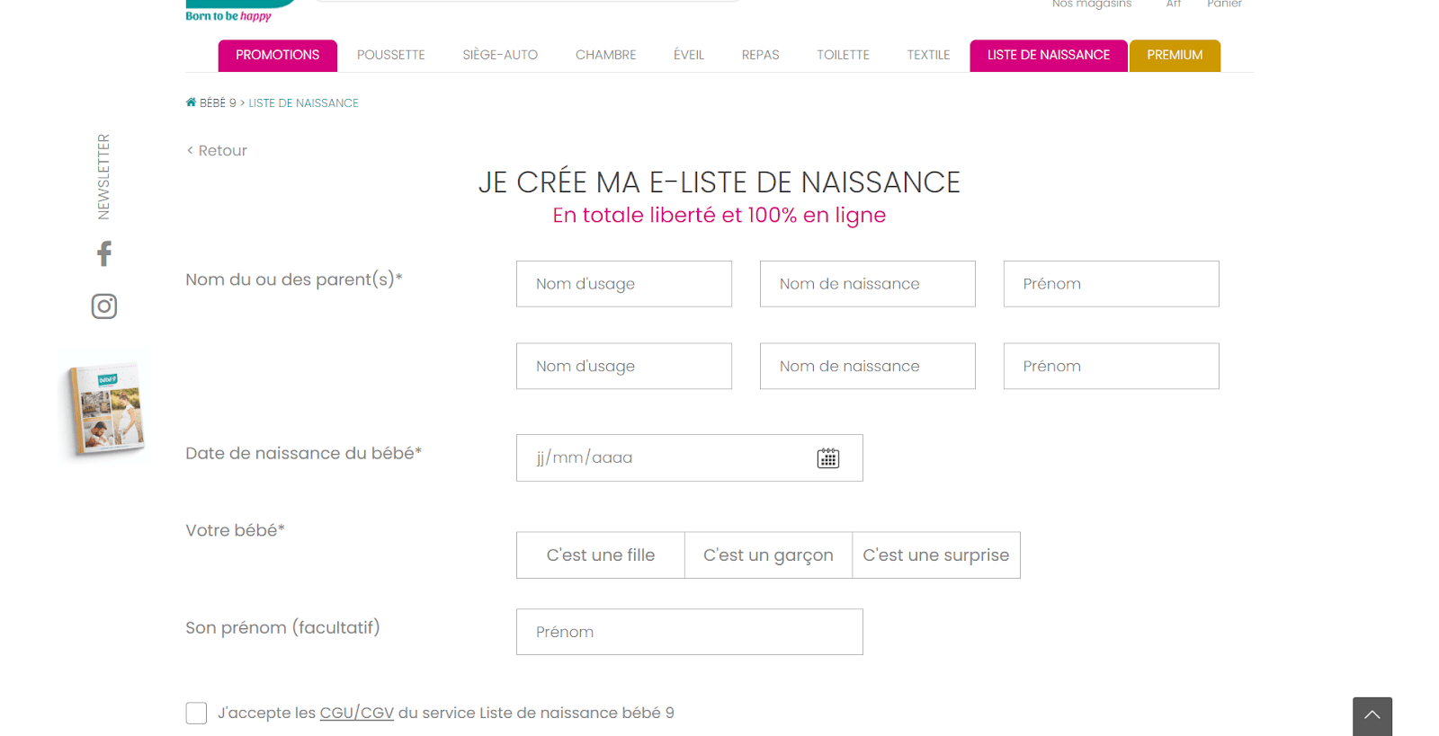 Liste de naissance bébé9 : Avis 2024